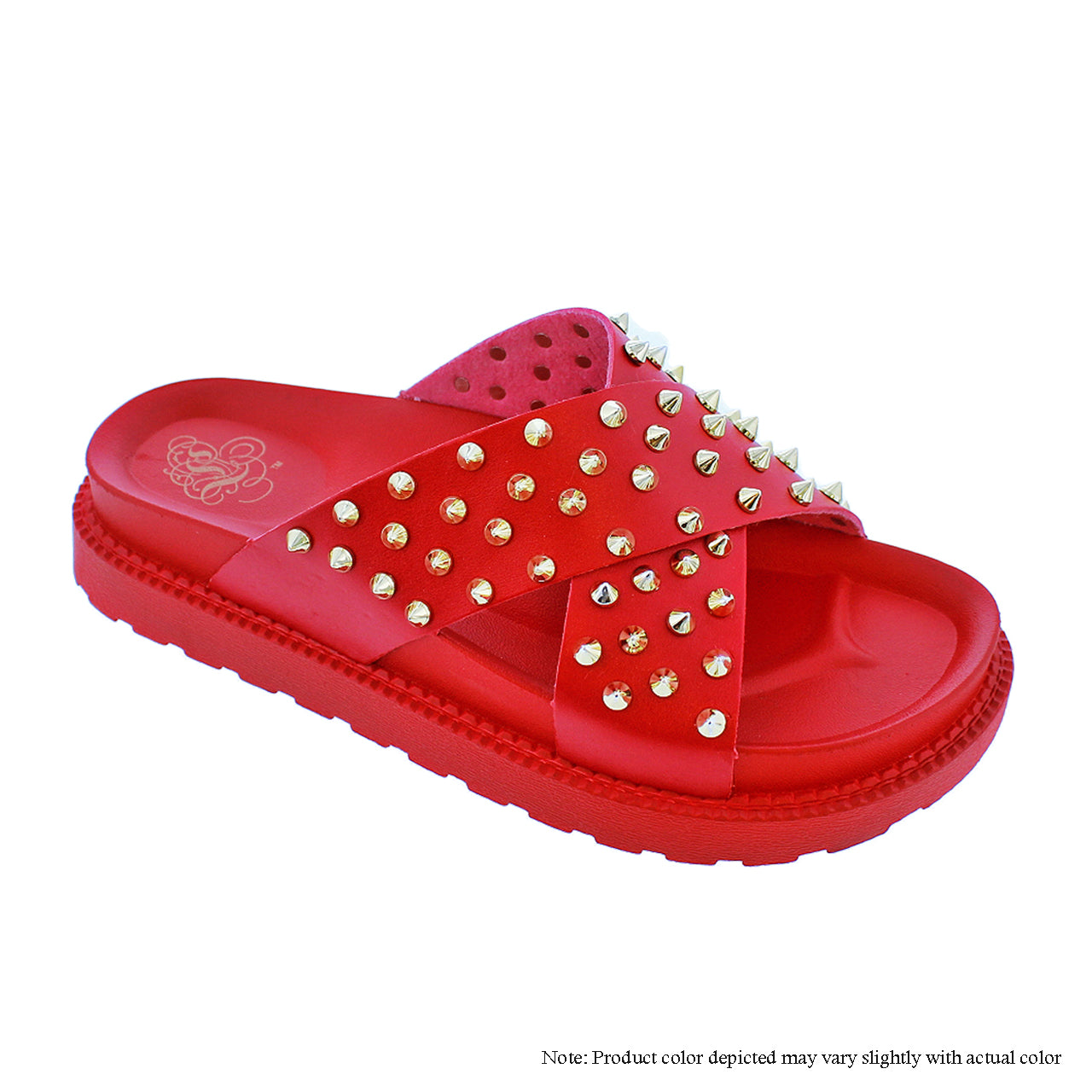 AIRY-1 SPIKED UPPER SANDAL – Liliana Shoes